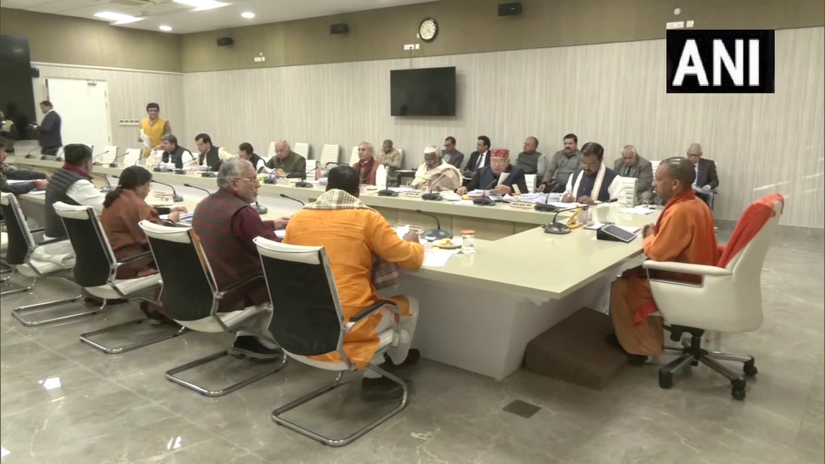 Ani Up Uttarakhand On Twitter Uttar Pradesh Cabinet Meeting Was Held