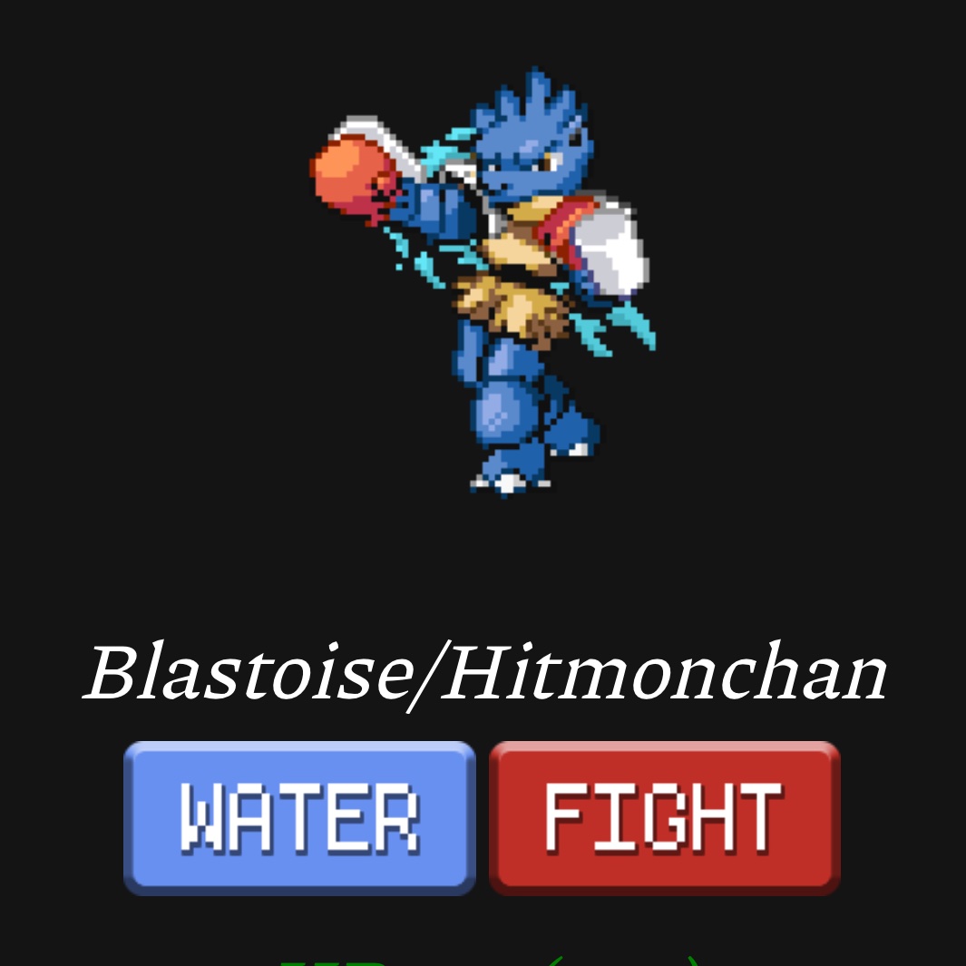 Blastoise Sprite Sheet