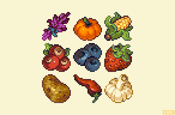 「planting my pixel seeds now, which stard」|Luxのイラスト