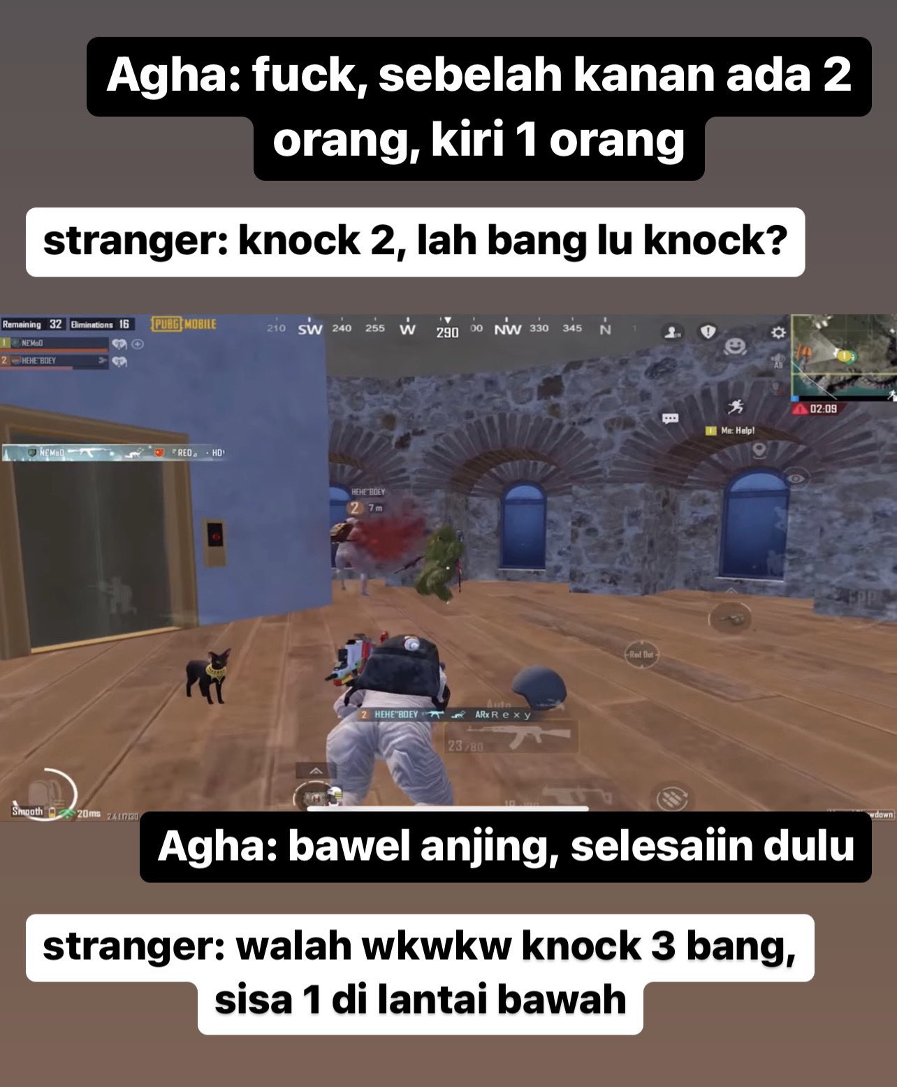 Bi | DOAIN TICKETING TDS2 on Twitter: "15. idih malu proplayer di cak cakin stranger wkwkw https ...