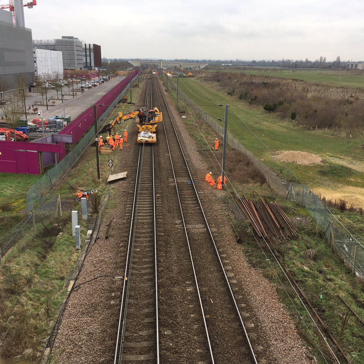 Railfuture EAnglia on Twitter: "Cambridge South today: bus replacement between Cambridge and ...
