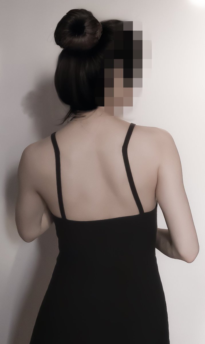 cummycucky on Twitter: "新人第一次来家里玩多人，做的很卖力，不过也玩不了几次了，再过一个多月我们就要停下来准备迎接小宝宝了。露宝今天的丸子头配上便装显可爱，配上这身黑 ...