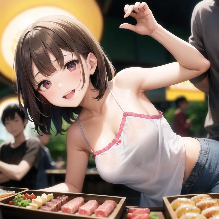 CONV（こんぶ）＠AIart on Twitter: "今日は #肉の日 なのでこちらのスレッドを更新してみます。 #AIメシ選手権 #AIイラスト腋フェチ部 https://t.co ...