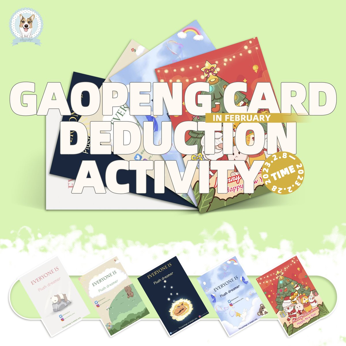 Custom Plushies Manu🧸(Gaopeng Toy) on Twitter: " Gaopeng Toy Activity In Feb💚 All the orders in ...