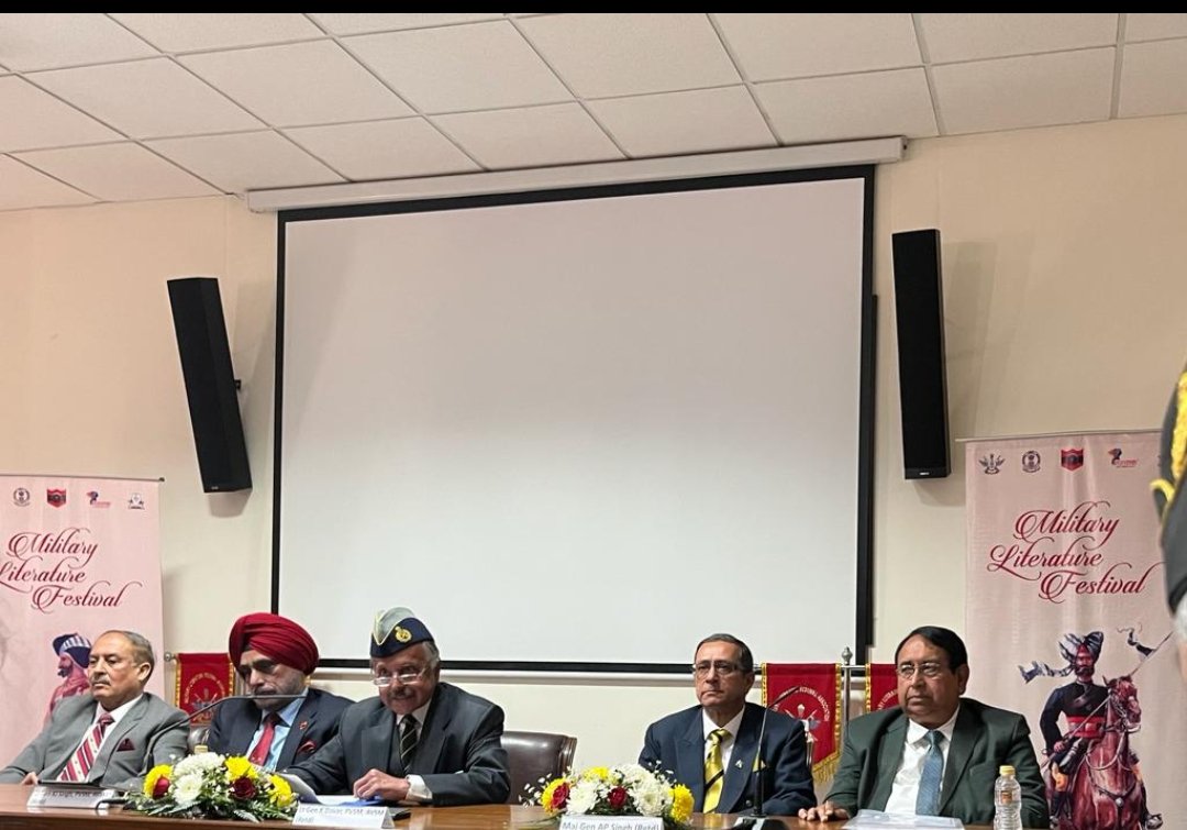 Lt Gen Kamal Jit Singh (Veteran) on Twitter: "Military Literature Festival is in Patiala ...
