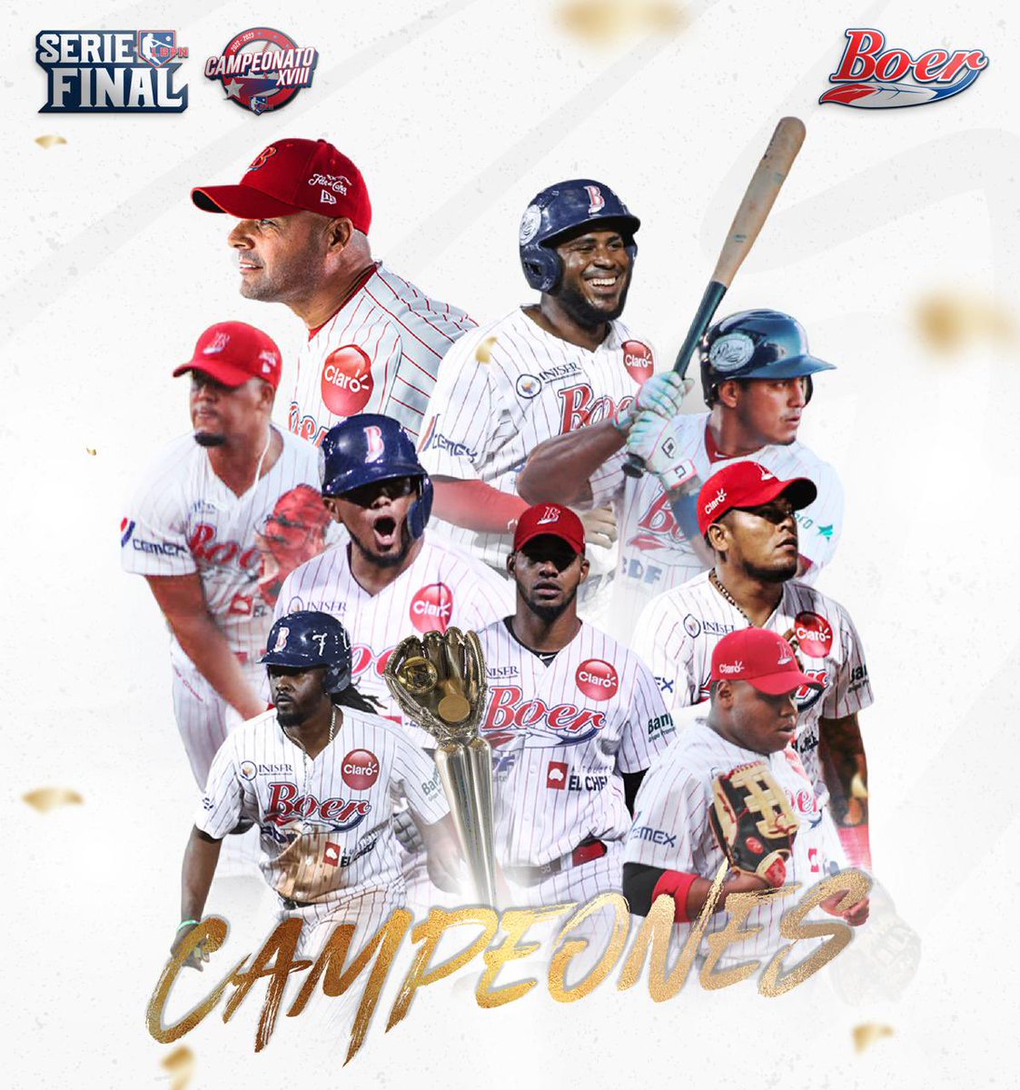 Liga de Béisbol Profesional Nacional on Twitter: "¡LOS INDIOS DEL BÓER SON LOS CAMPEONES POR ...