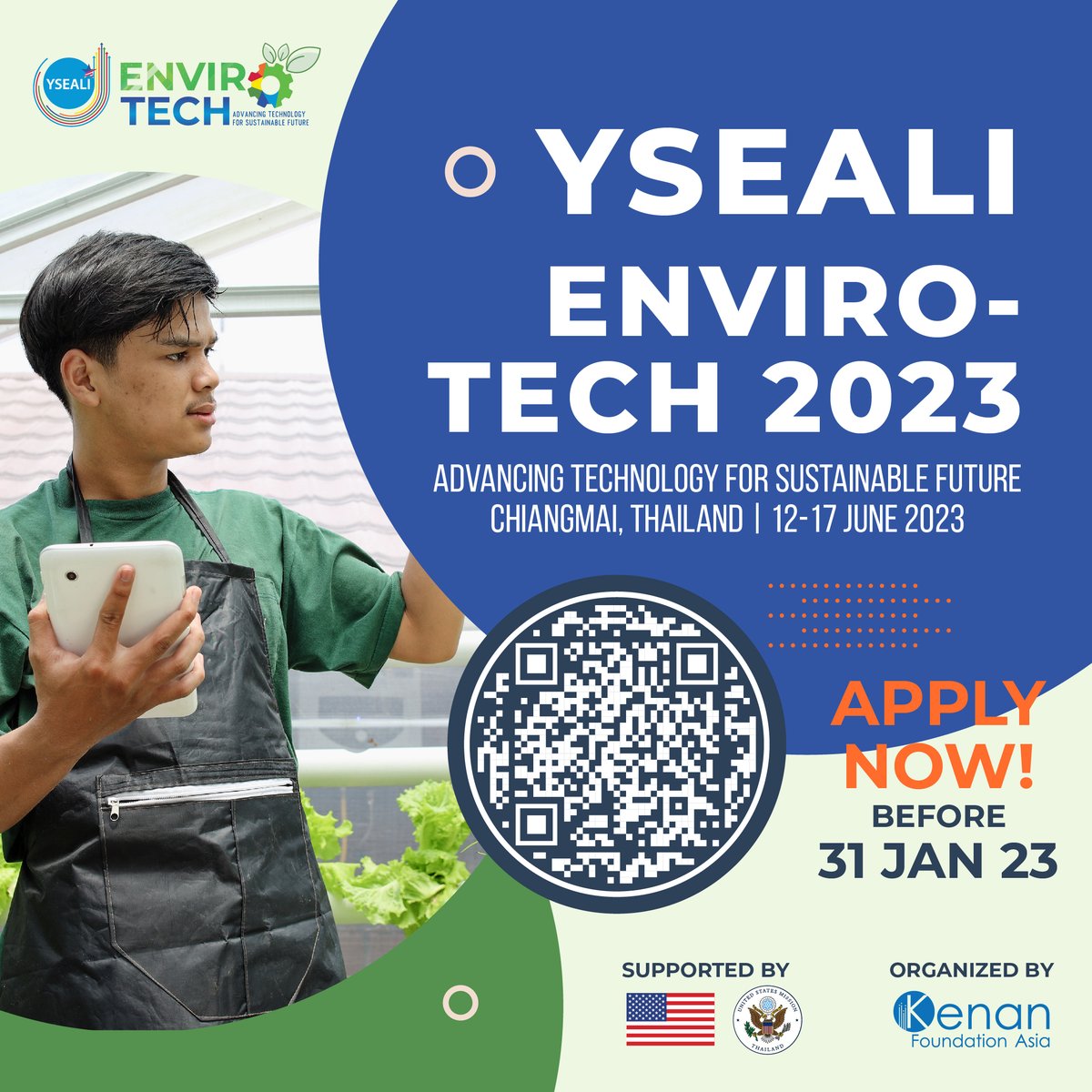 U.S. Embassy Bangkok on Twitter: "RT @yseali: 📣 Apply for the 2023 YSEALI Enviro-Tech Regional ...
