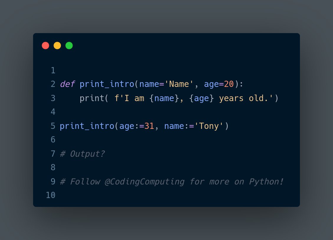 Coding Computing Coach On Twitter Python Question What Does The Following Code Output Why