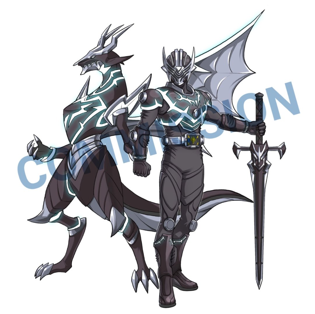 「Kamen Rider Falma Ryukiverse ocComms for」|TO ZEのイラスト