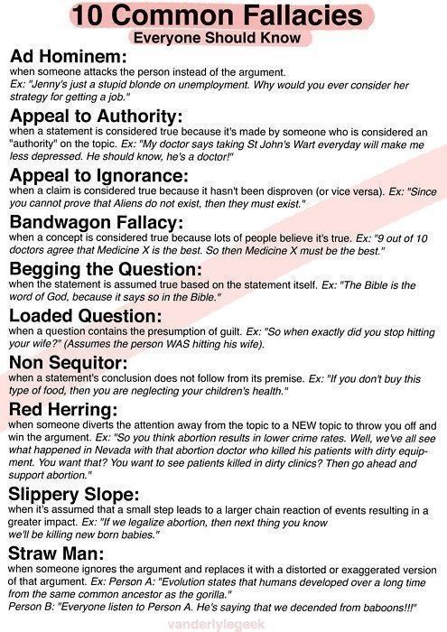 Logical Fallacies Examples Top 10 Logical Fallacies Of The Romney