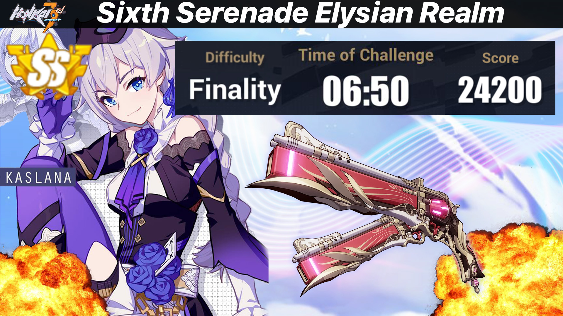 Honkai News Network on Twitter: "Honkai - Sixth Serenade with Echo PRI ARM destroys Elysian ...