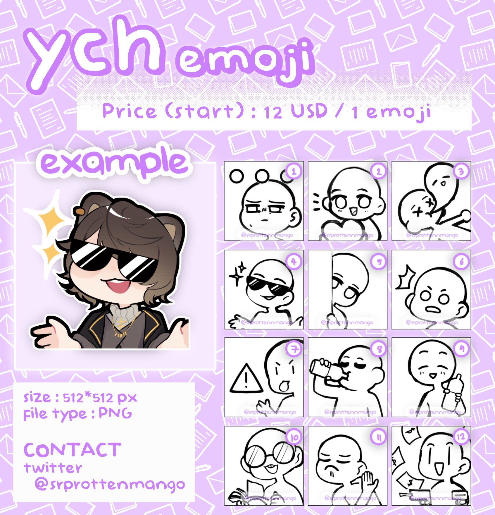 CMS OPEN On Twitter RT s Appreciated YCH Emoji OPEN Single Emoji cms-open-on-twitter-rt-s-appreciated-ych-emoji-open-single-emoji