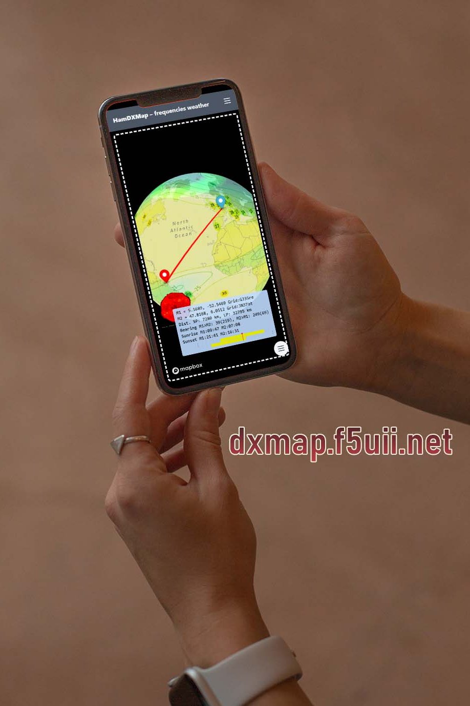 F5UII - Christian on Twitter: "Compatible with mobiles, here is 🌎HamDxMap an application ...