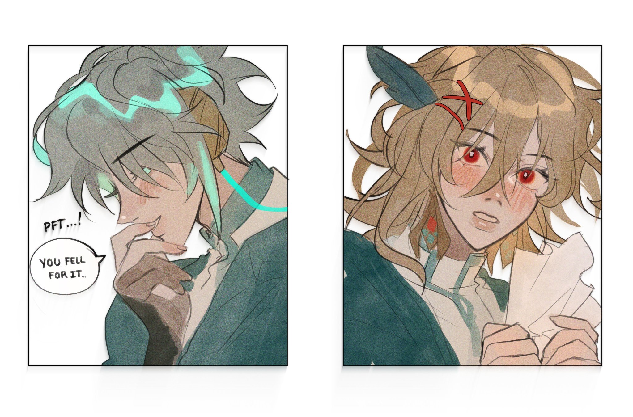 🍓chii on Twitter: "Kaveh mentioning they were friends before.. lil alhaitham teasing his friend ...