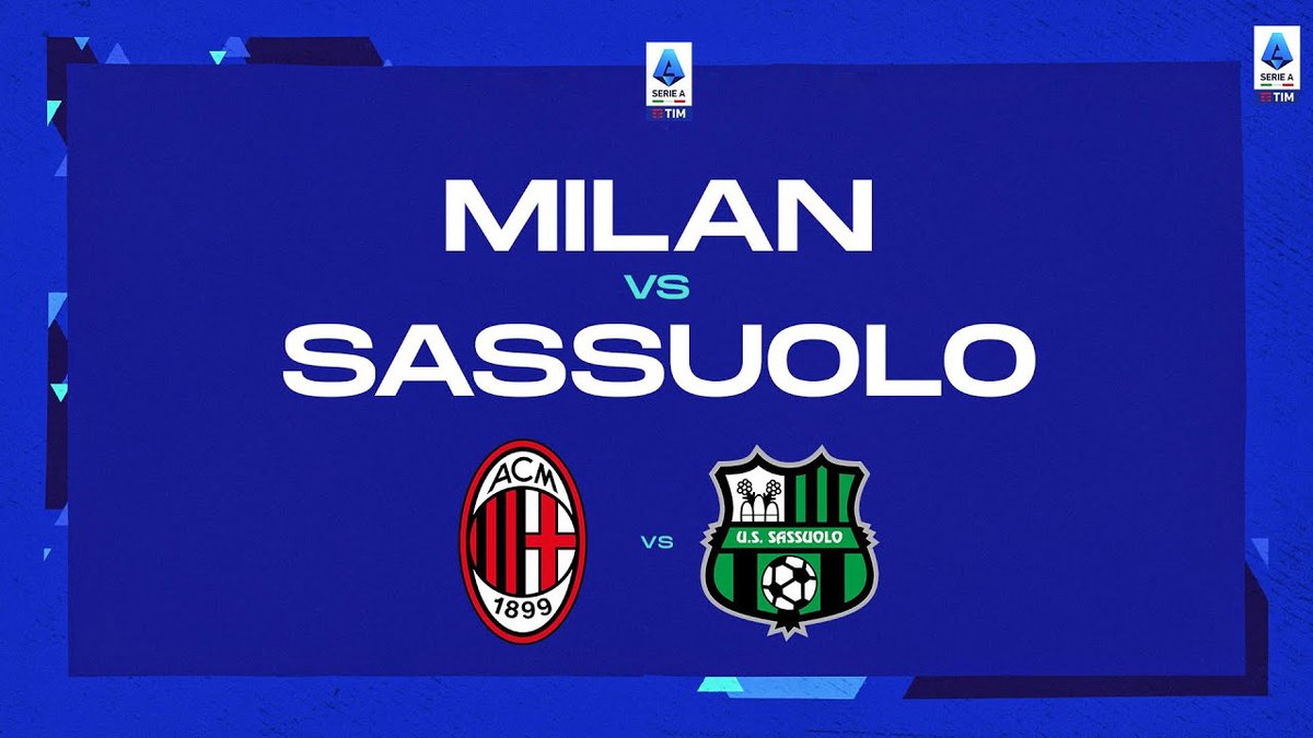 Ac Milan Vs Sassuolo Full Match Replay Serie A 2022 2023