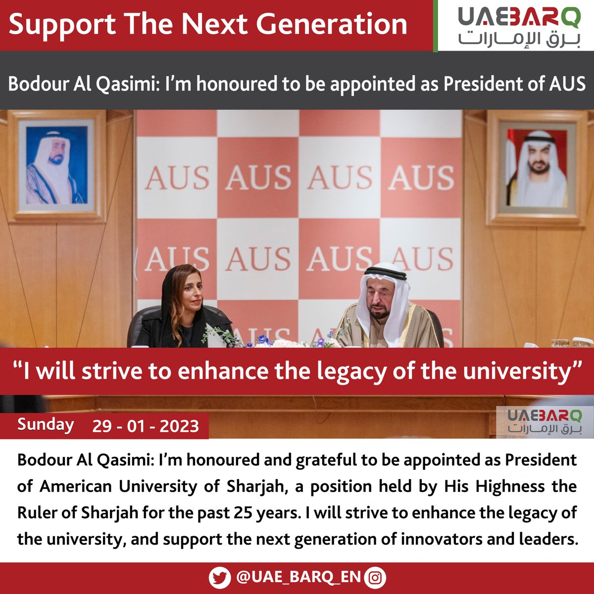 Uae Barq On Twitter Bodouralqasimi Im Honoured And Grateful To Be