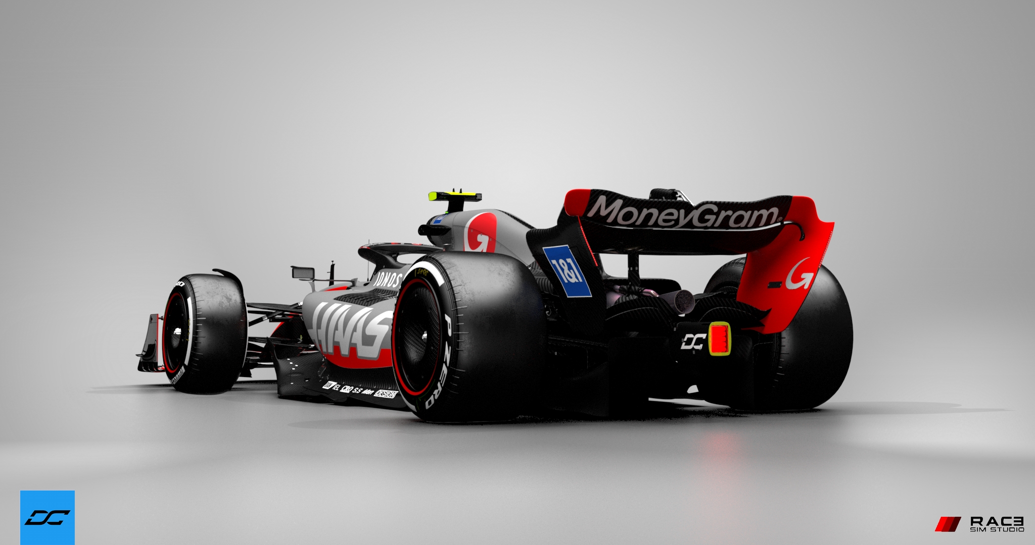 Daniel Crossman on Twitter: "More Views: 3D Model Licensed by: @RaceSimStudio #f1 #HaasF1 # ...