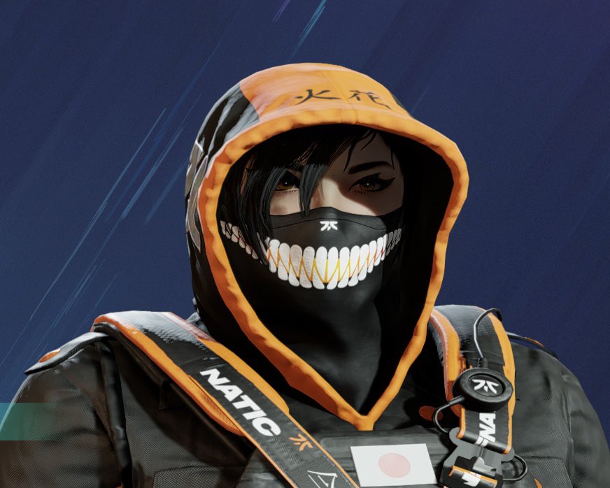 𝔢𝔪𝔪𝔞 🐁 🔜 SI 2023 on Twitter: "the @FNATIC 2022 hibana skin, but i painted it on 🔥"