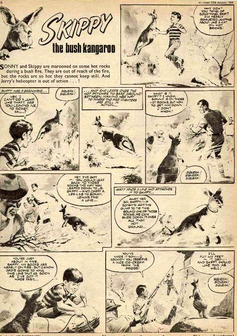 Graeme Wood on Twitter: "From January 1968 TV COMIC WEEKLY features Popeye! Skippy! Bob ...