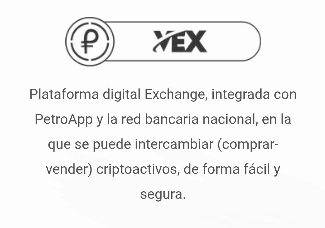 R Snchez on Twitter: "¿ Que es VEX? #Petro #APP #SancionesMatanSalario"