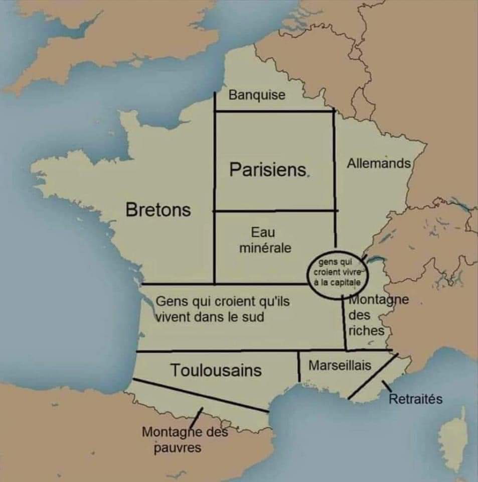 La Carte De France Vue Par Les Bretons | atelier-yuwa.ciao.jp