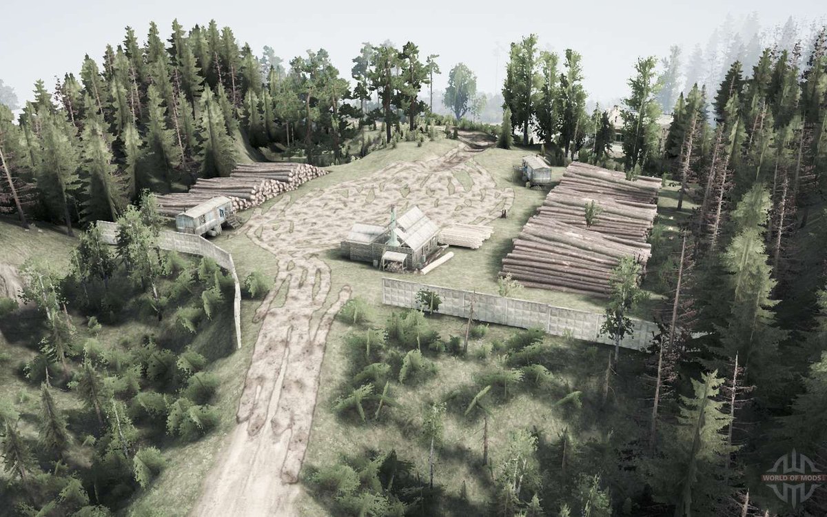 WorldOfMods.com on Twitter: "Карта Курайстра для Spintires MudRunner https://worldofmods.ru ...