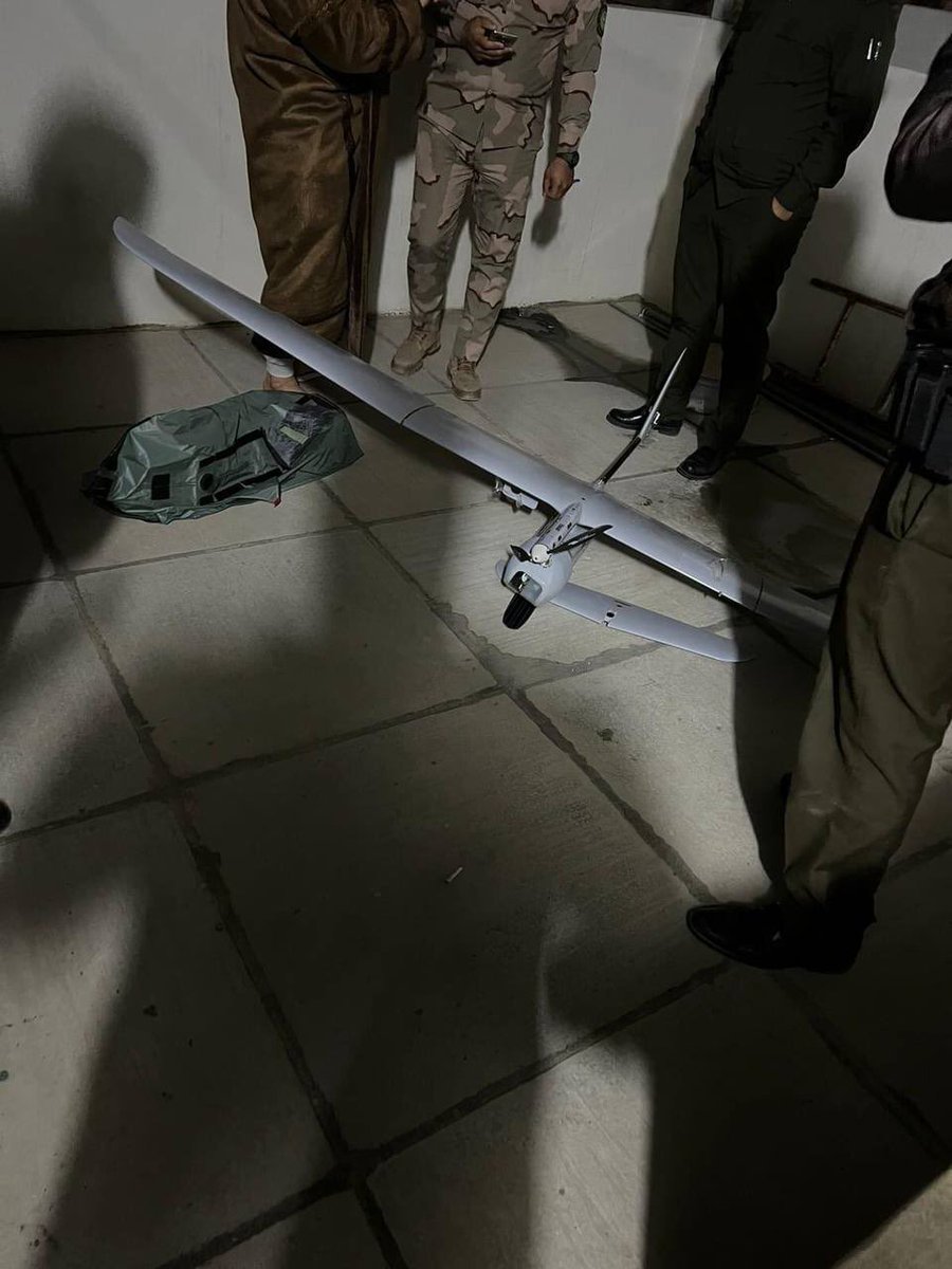 A UAV/drone crashed on a rooftop northern #Kirkuk Governorate, #Iraq ...