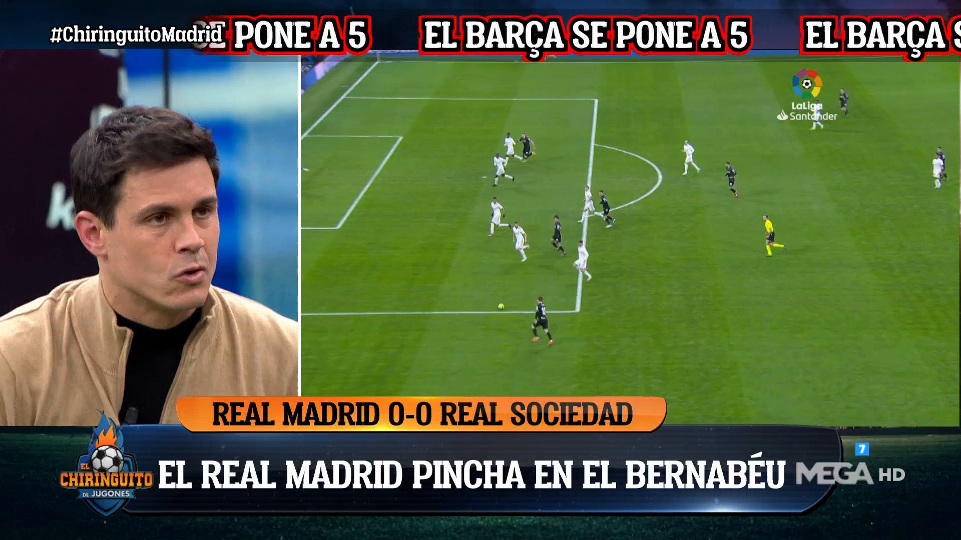 El Chiringuito TV on Twitter: "🙄 "Se ha jugado bien... pero el 𝗠𝗔𝗗𝗥𝗜𝗗𝗜𝗦𝗠𝗢 𝗣𝗜𝗗𝗘 𝗨𝗡 𝗗𝗘𝗟𝗔𝗡𝗧𝗘𝗥𝗢 ...