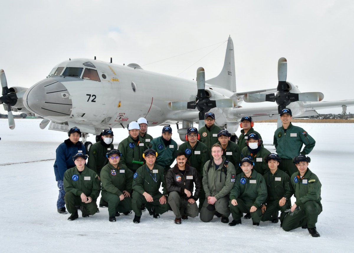 JMSDF Self-Defense Fleet ENG on Twitter: "27 JAN, P-3C maritime patrol aircrafts of 2AW ...