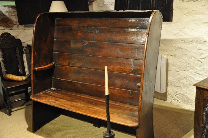 Up until maybe the 1850s most American homes had a settle, basically an ...