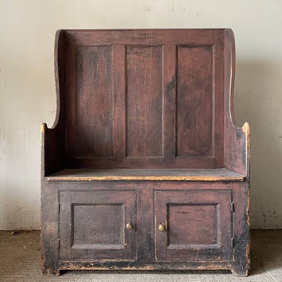 Up until maybe the 1850s most American homes had a settle, basically an ...