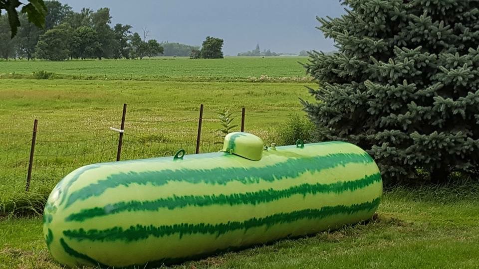 Propane Tank Paint Ideas