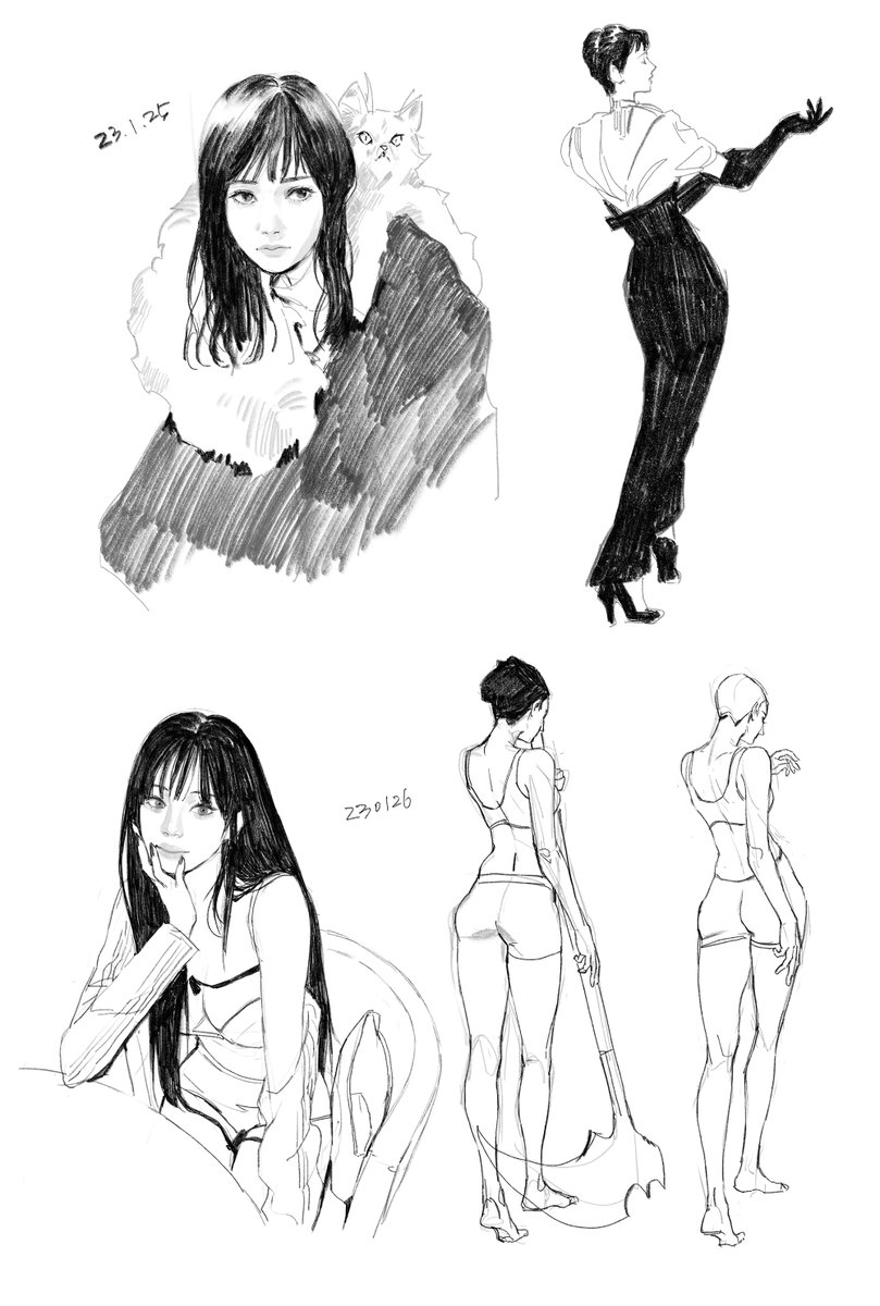 「아이패드 드로잉 2주차 점점 익숙해지는 단계 」OSUK2 오숙이 | RAUMの漫画