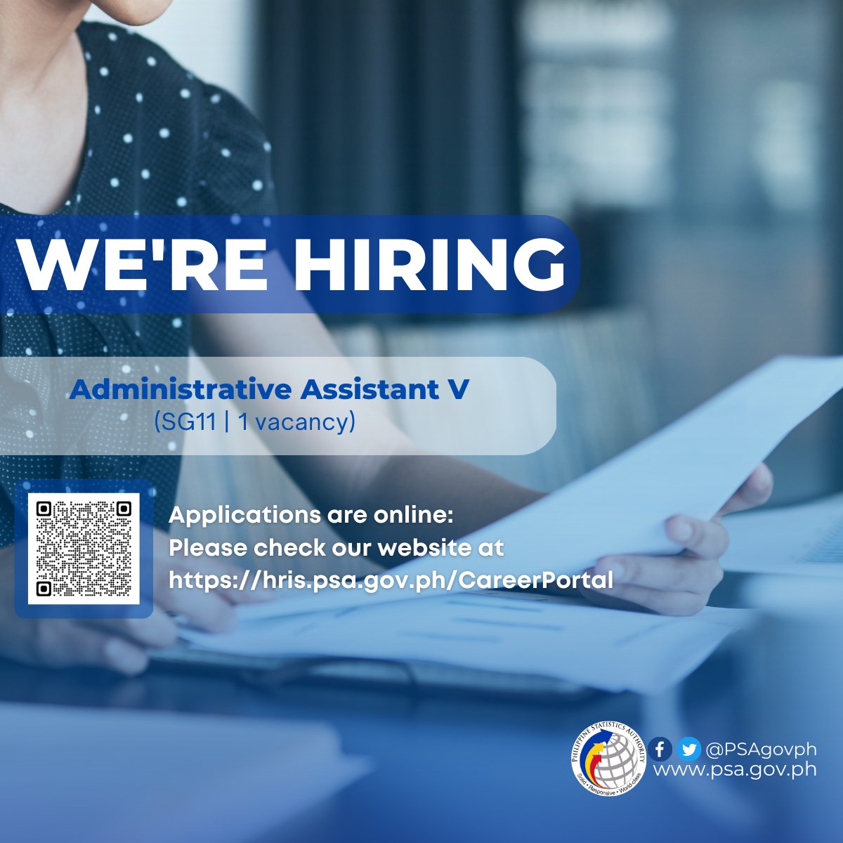 Philippine Statistics Authority on Twitter: "Call for Applicants for ...