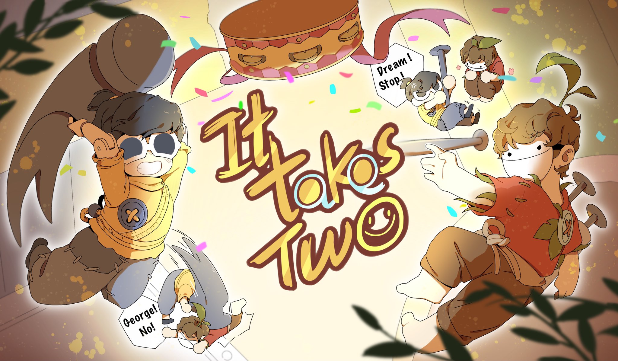 voiceover on Twitter: "It takes two, but dnf PVP #dreamnotfoundfanart #dreamnotfound # ...