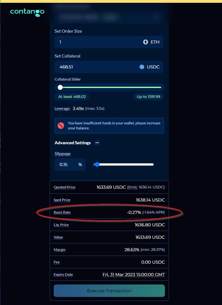 #25 @Contango_xyz New Dex with a cheaper way for you to leverage long ...