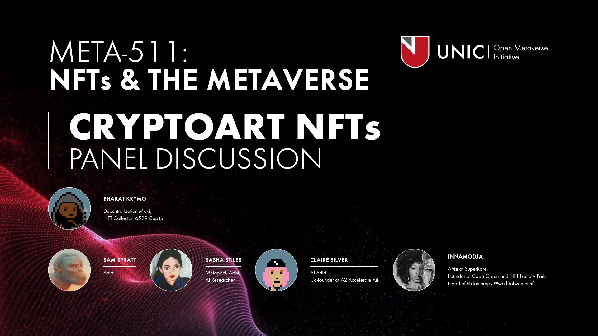 UNIC Open Metaverse Initiative on Twitter: "Don't miss today's panel at 12:00pm(ET)-7:00pm(EET ...