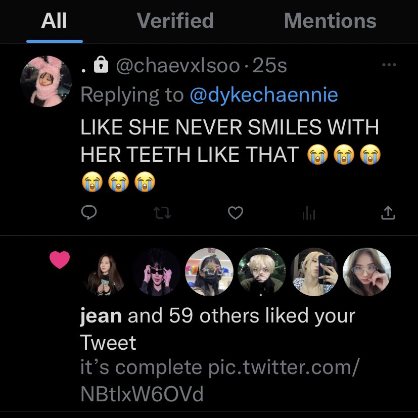 . on Twitter: "RT @dykechaennie: the general consensus,, i hope you see this @roseanne_555"