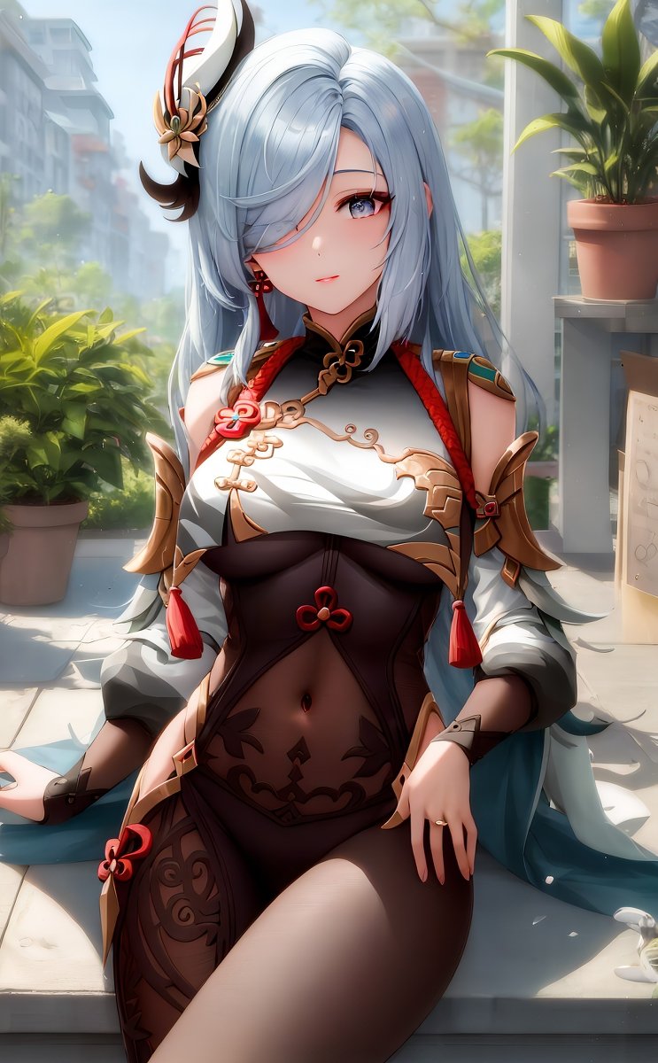 π«ππππ πΎπππππ On Twitter Shenhe From Genshin Impact Sourceenartworks