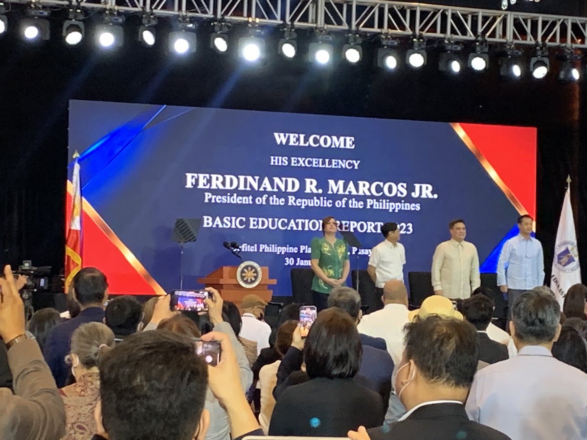 ABS-CBN News on Twitter: "RT @joycebalancio: Pres. Ferdinand Marcos Jr attends the DepEd’s Basic ...
