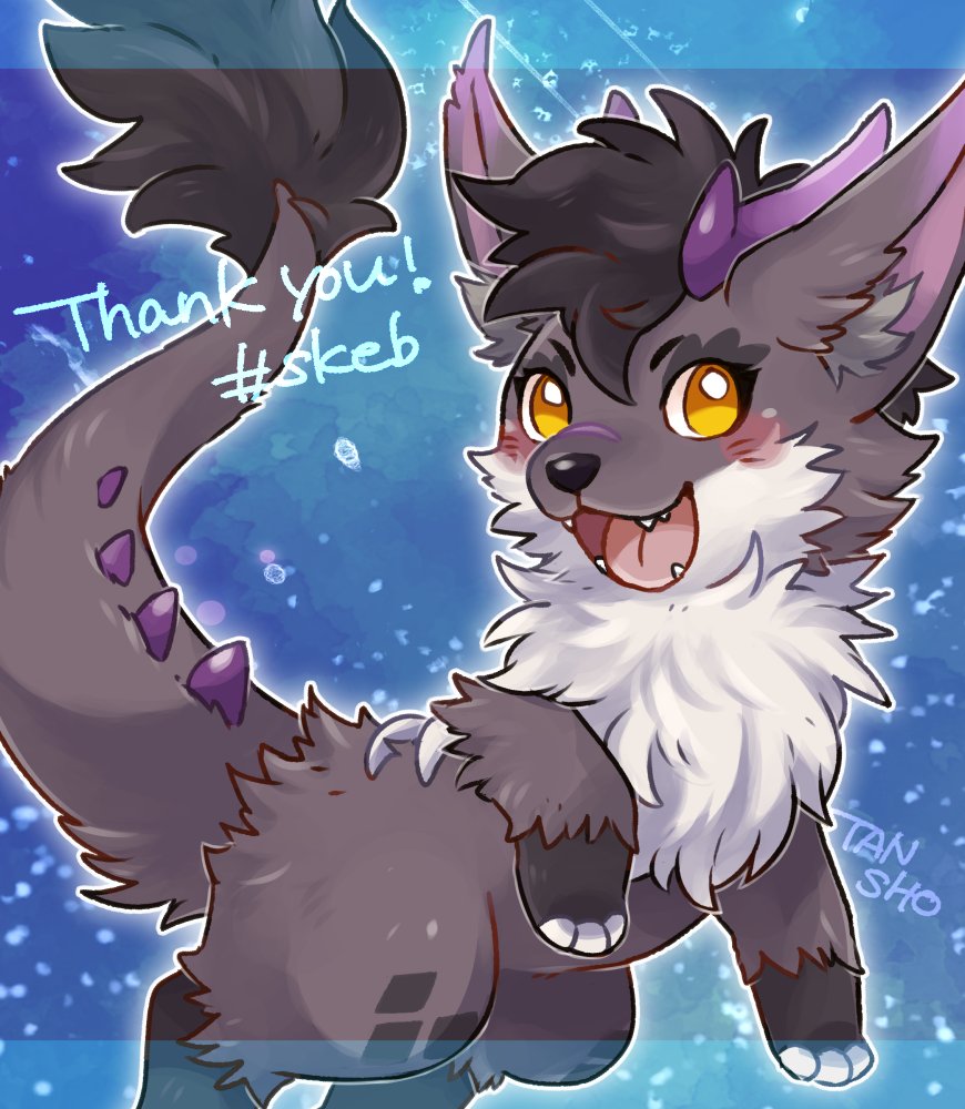 「ガウガウしてる感じ!楽しかったです #Skeb 」|端緒/TANSHOのイラスト