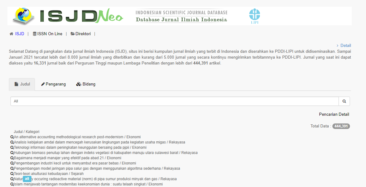 15 WEBSITE TEMPAT CARI JURNAL ILMIAH GRATIS Bisa dapat jurnal, artikel, sampai karya ilmiah ...