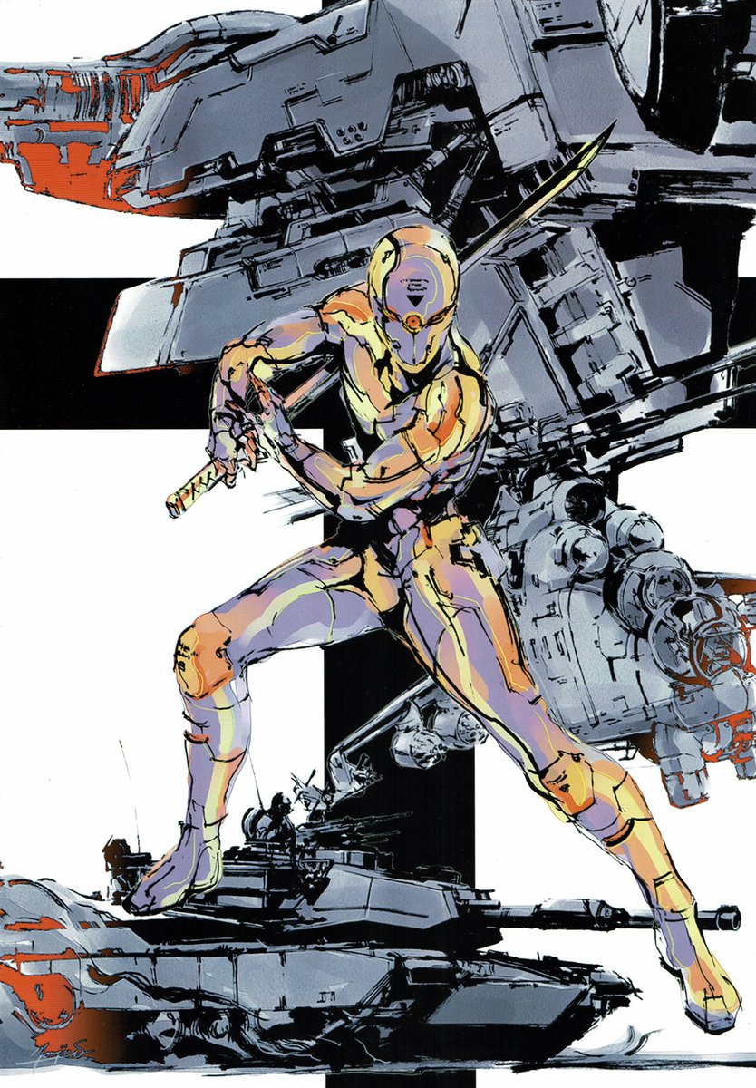 Metal Gear Solid - Gray Fox / Cyborg Ninja promotional artwork ...