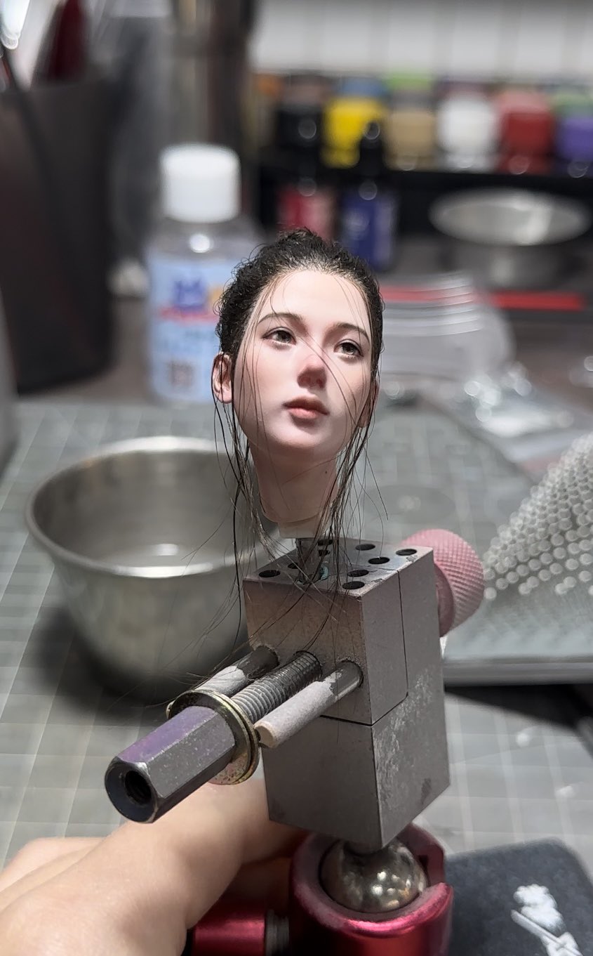 JUN on Twitter: "First time hand-laied real hair. 原型：@HirokiHayashi00 #植发 https://t.co ...