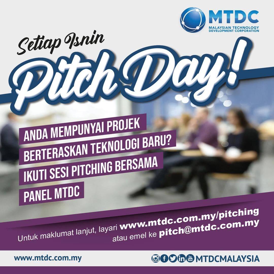 MTDC Malaysia on Twitter: "Setiap hari Isnin adalah 'Pitch Day' di MTDC. Ketahui petua-petua ...