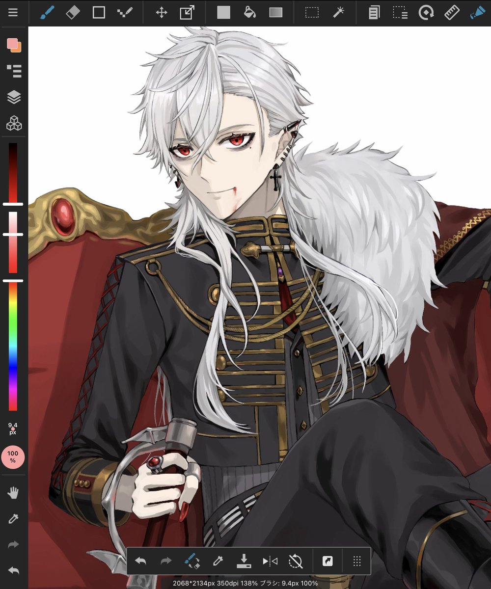 「wip #KuzuArt #絵柄が好みって人にフォローされたい 」|あゆ 依頼募集中のイラスト