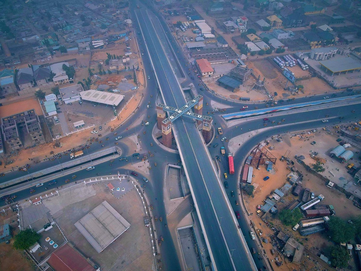 Muhammadu Buhari 3-Layer Interchange in Hotoro NNPC Roundabout ...