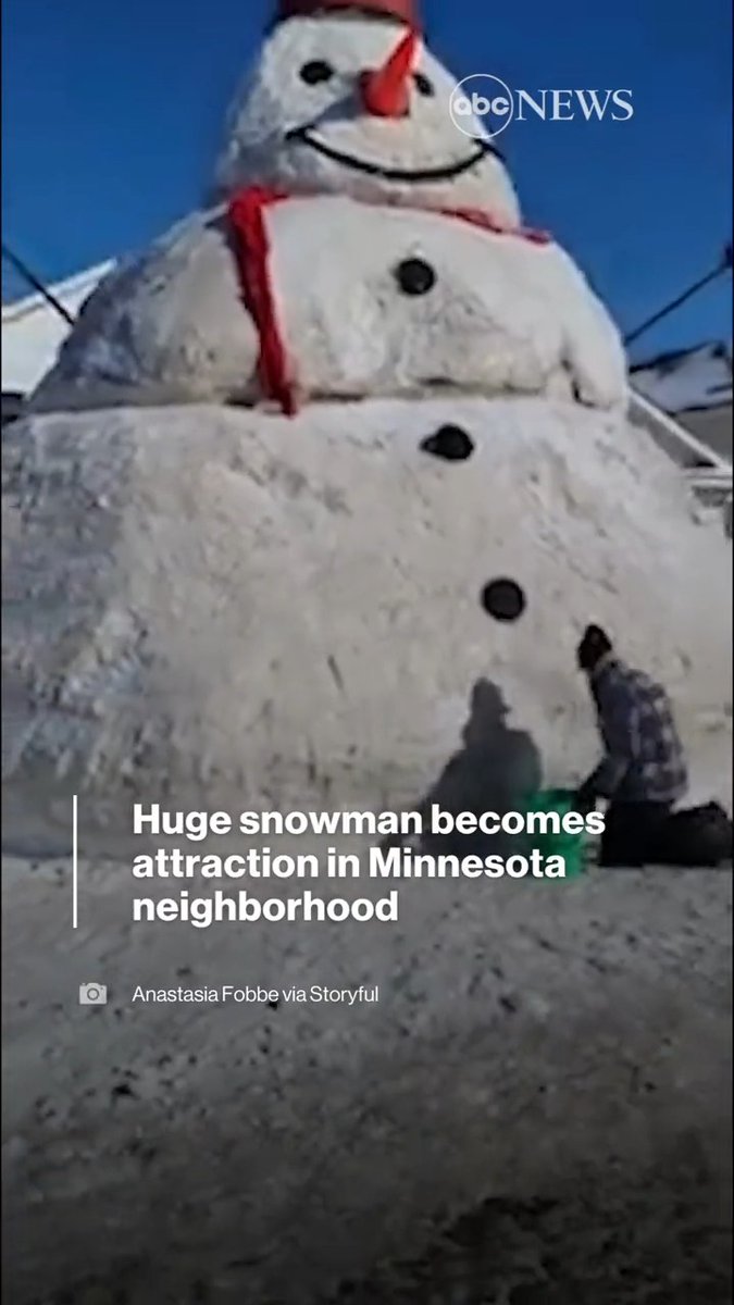 Someone new is attracting attention in a Minnesota neighborhood: Frosty ...