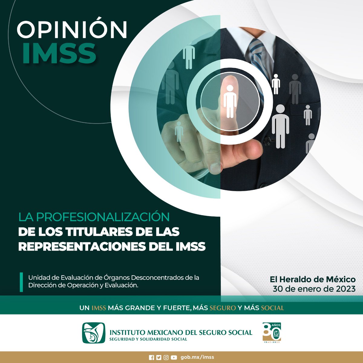 Imss On Twitter La Profesionalización De Los Titulares De Las