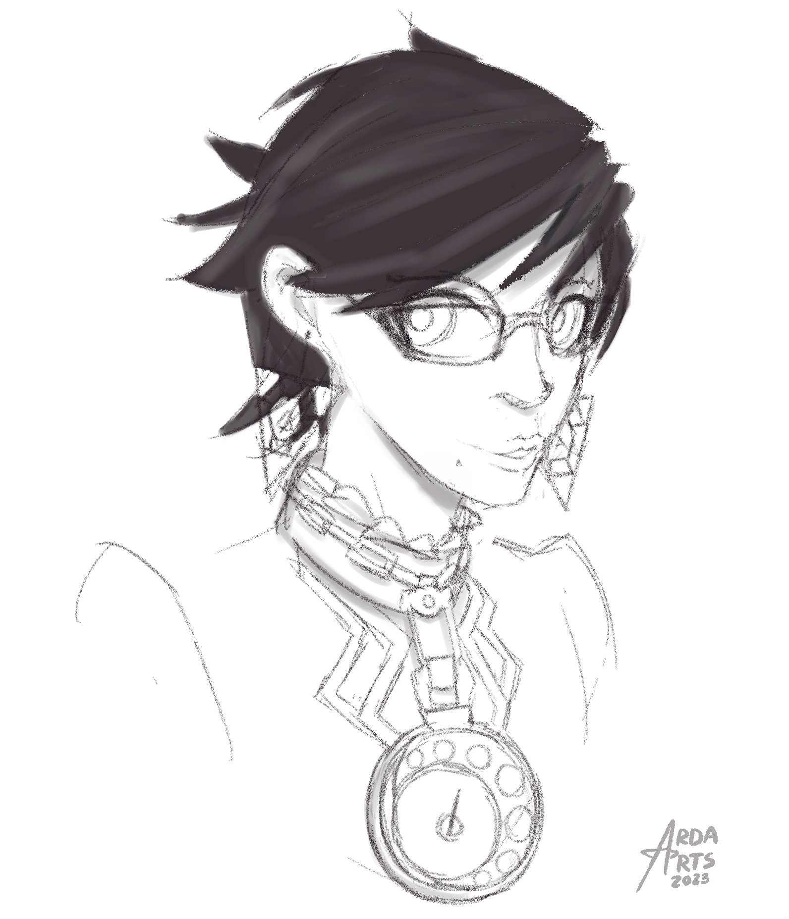 Bayonetta Jeanne Drawing